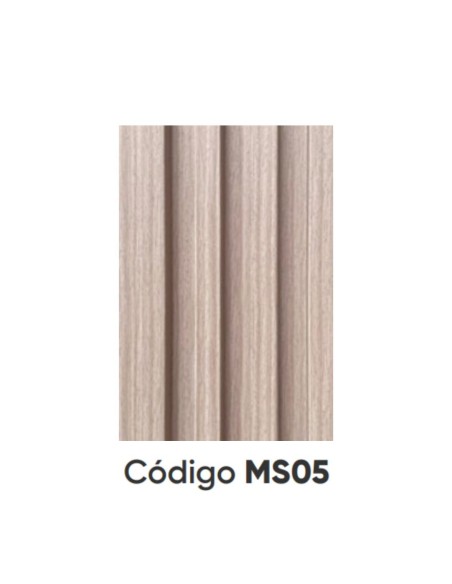 PANEL WPC RANURADO PARA PARED MS05 160X24X29MM